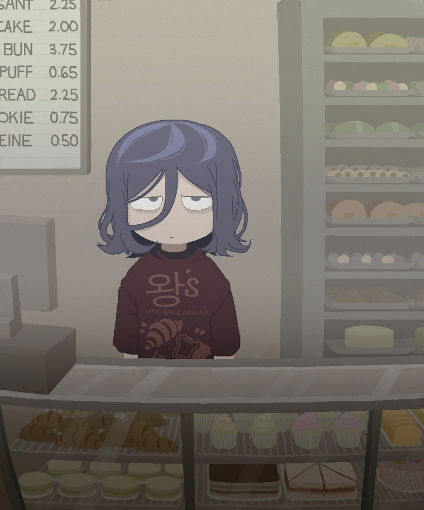 Safebooru - 1other absurdres androgynous angel martinez bags under eyes black eyes black hair ...