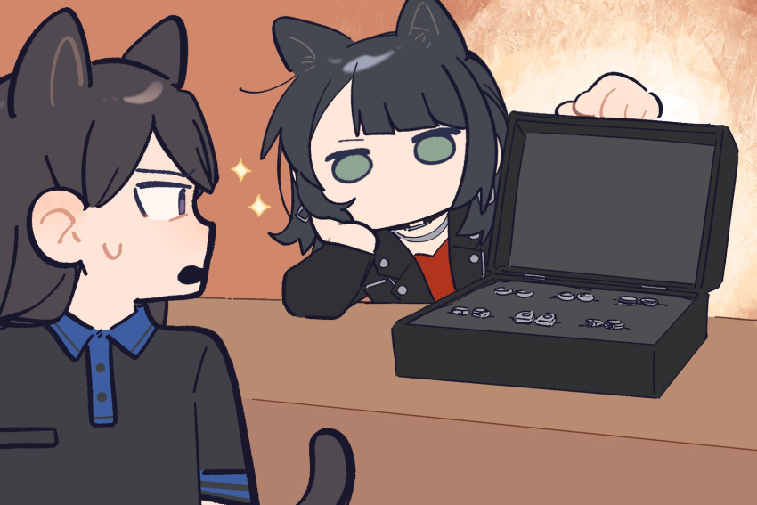 Safebooru - 2girls animal ears bang dream! bang dream! it's mygo!!!!! black choker black hair ...