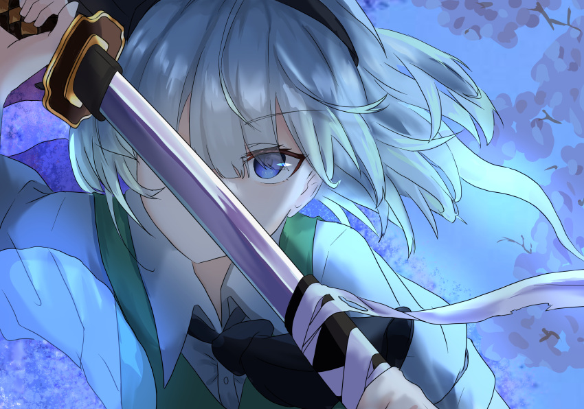 Safebooru 1girl Black Bow Black Bowtie Black Hairband Blue Eyes Bow 7810