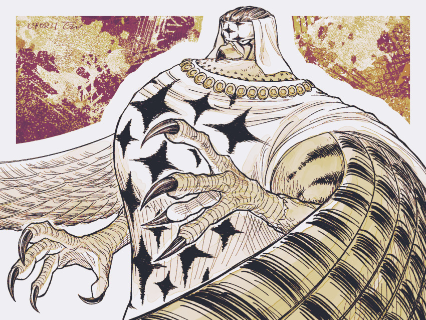 Safebooru - 26 tgw alternate form bird claws commentary dated eagle ...
