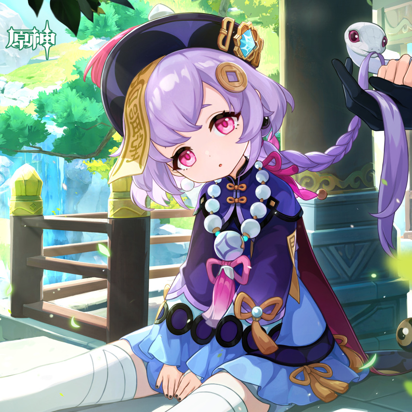 Safebooru - 1boy 1girl absurdres baizhu (genshin impact) bead necklace ...