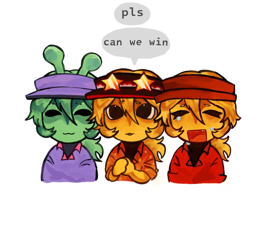 Safebooru - 3boys alien alienposting (meme) antennae black undershirt ...