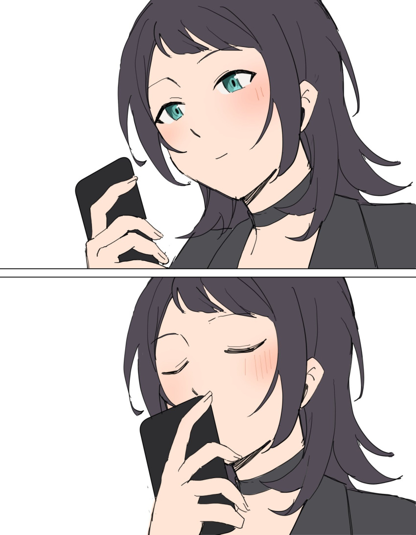 Safebooru - 1girl bang dream! bang dream! it's mygo!!!!! black choker black hair blue eyes blush ...