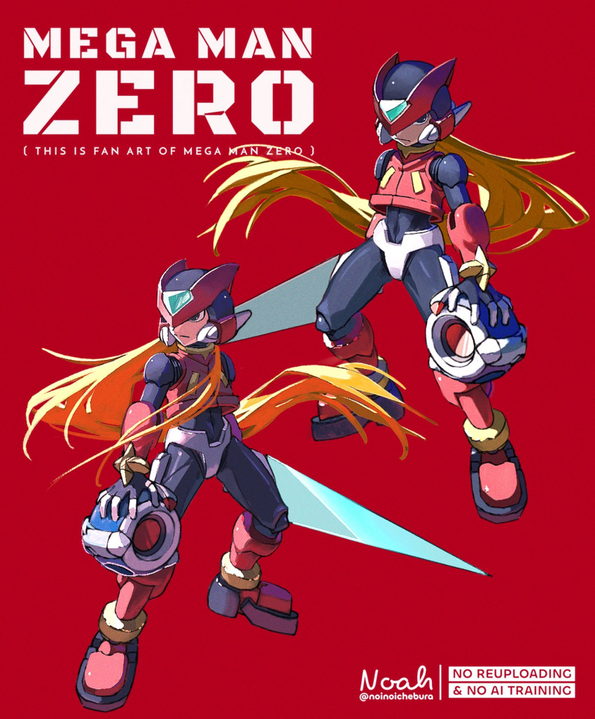 Safebooru - 1boy armor black eyes blonde hair energy sword english text ...