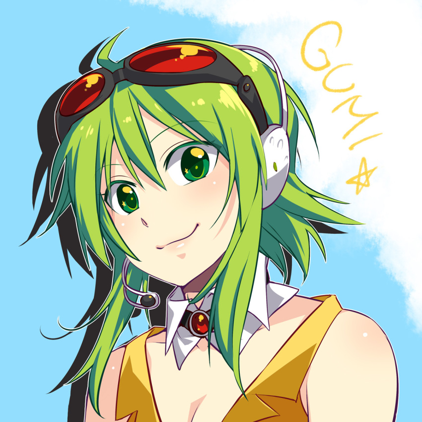 Safebooru - 1girl ahoge bare shoulders bust caffein detached collar ...
