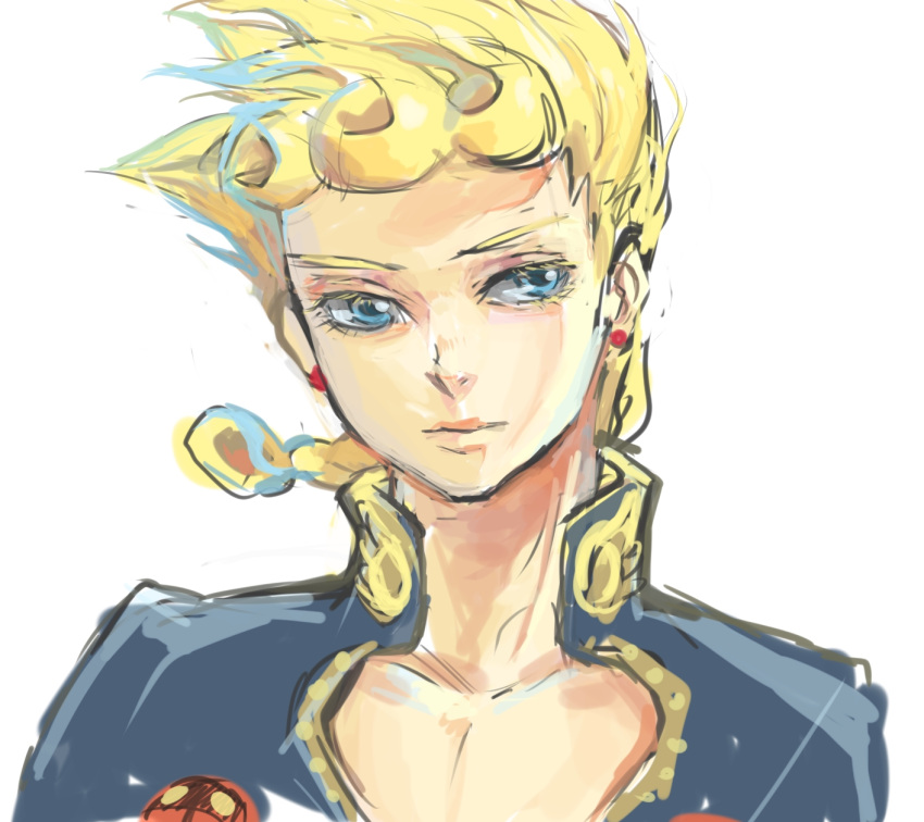 Safebooru - 1boy blonde hair blue eyes braid giorno giovanna highres jojo no kimyou na bouken ...