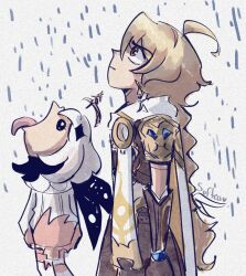 Safebooru / goku_and_vegeta_in_the_rain_(meme)