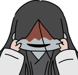 Safebooru / cheek_pull